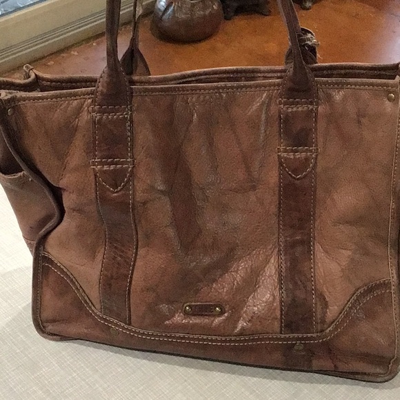 Frye | Bags | Frye Brown Leather Tote Bag | Poshmark